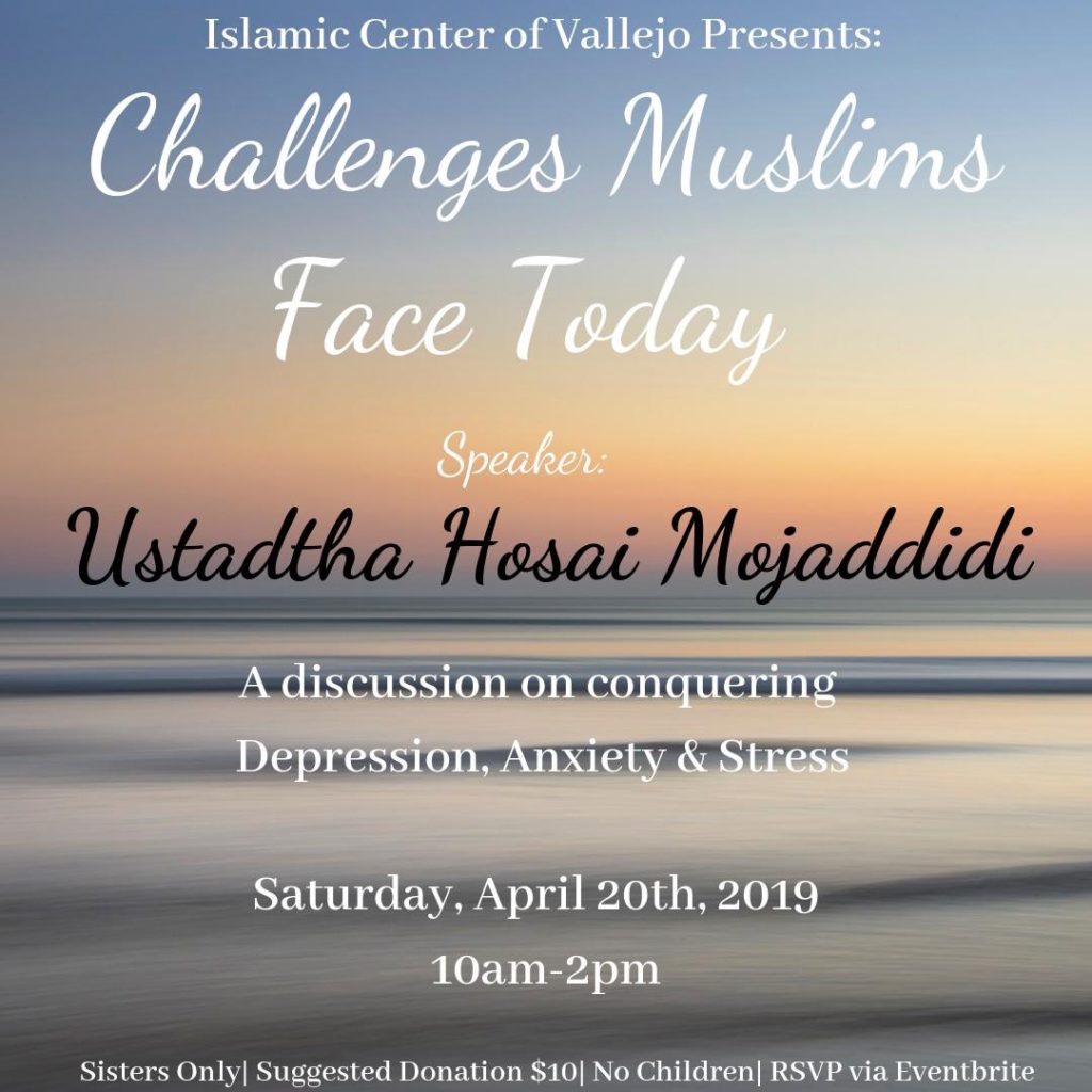 Challenges Muslims Face Today | Saturday, April 20th | Islamic Center ...