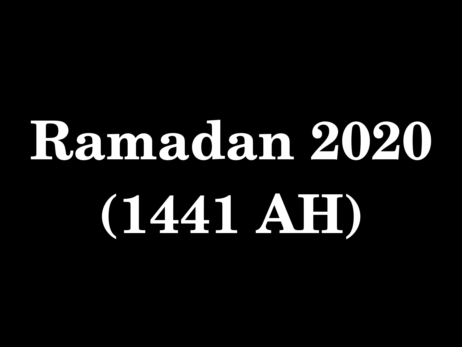 Ramadan 2020 will begin soon! | Islamic Center of Vallejo